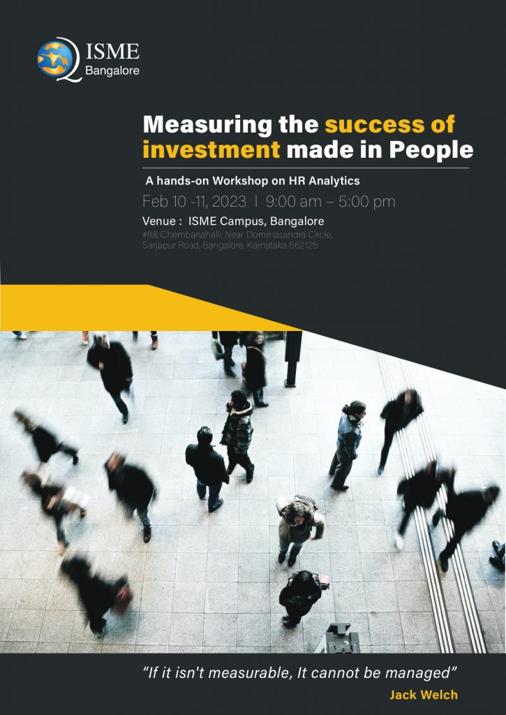 Measuring the success of investment made in People | ISME: Best MBA ...