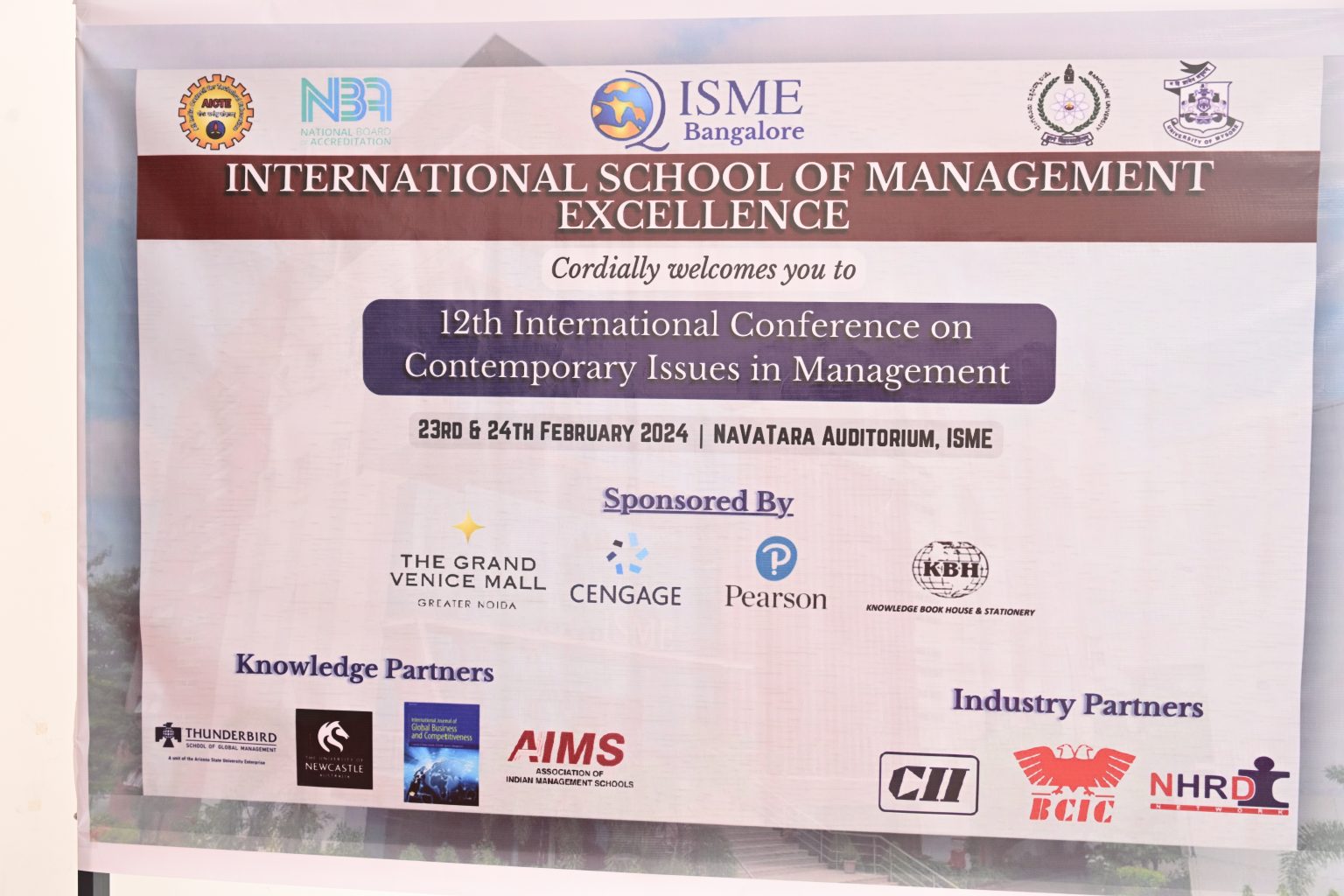 International Conference 2024 | ISME: Best MBA/PGDM, MCA, BBA, BCom, BCA, PhD Colleges in ...